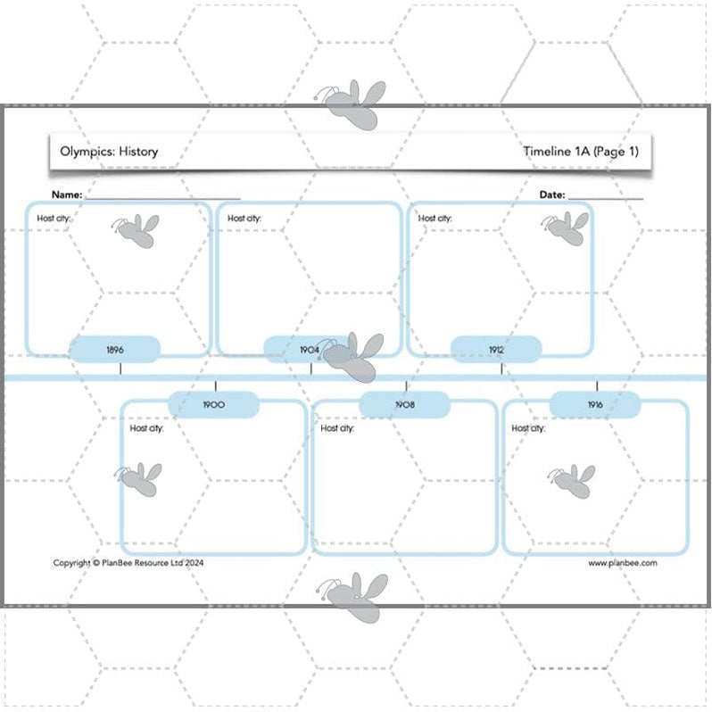 Olympic Games Year 5/6 Lesson Pack by PlanBee