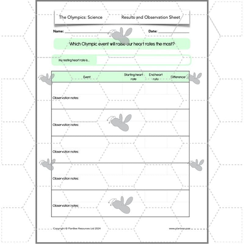 Olympic Games Year 5/6 Lesson Pack by PlanBee