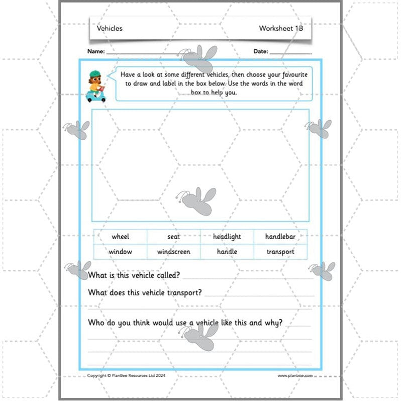Moving Vehicles KS1 Year 2 DT Lesson Planning by PlanBee