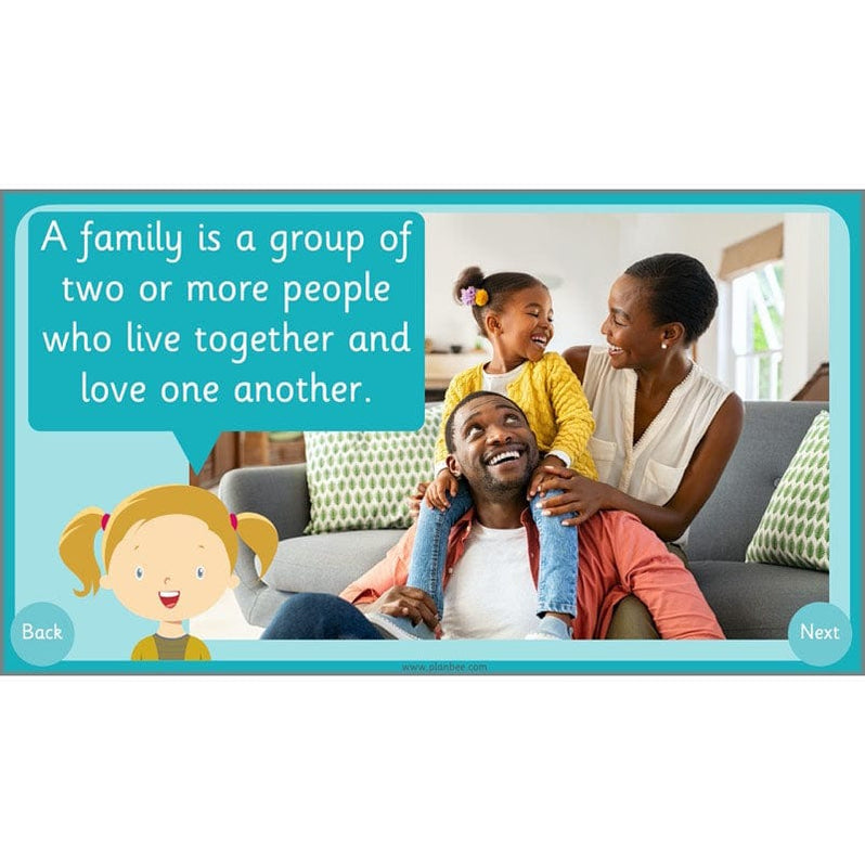 What is a Family? KS1 PSHE lessons by PlanBee