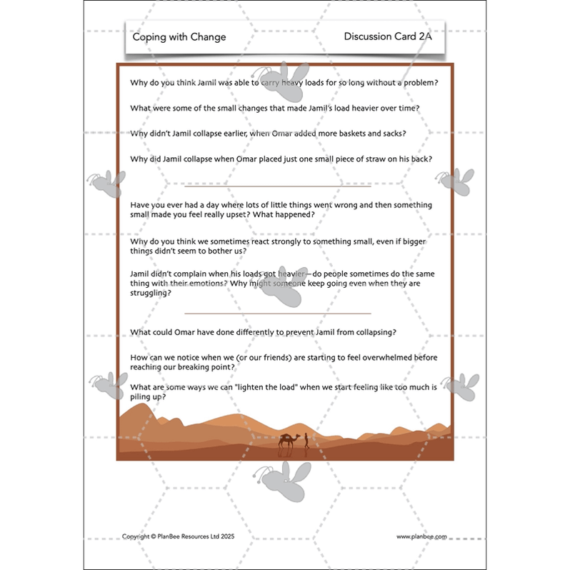 Coping with Change - Year 6 Transition PSHE Activities — PlanBee
