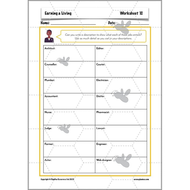 Earning a Living: LKS2 Geography planning Year 3 & Year 4 — PlanBee