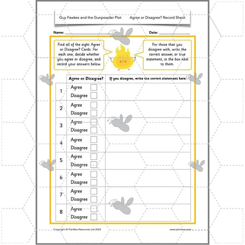 Guy Fawkes KS1 Resources & Lesson Plans | Gunpowder Plot — PlanBee