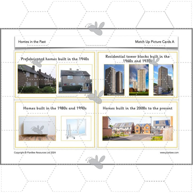 KS1 Homes in the Past History Lesson Pack by PlanBee