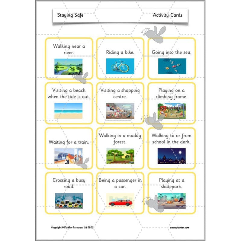 Keeping Safe PSHE KS1 lessons by PlanBee
