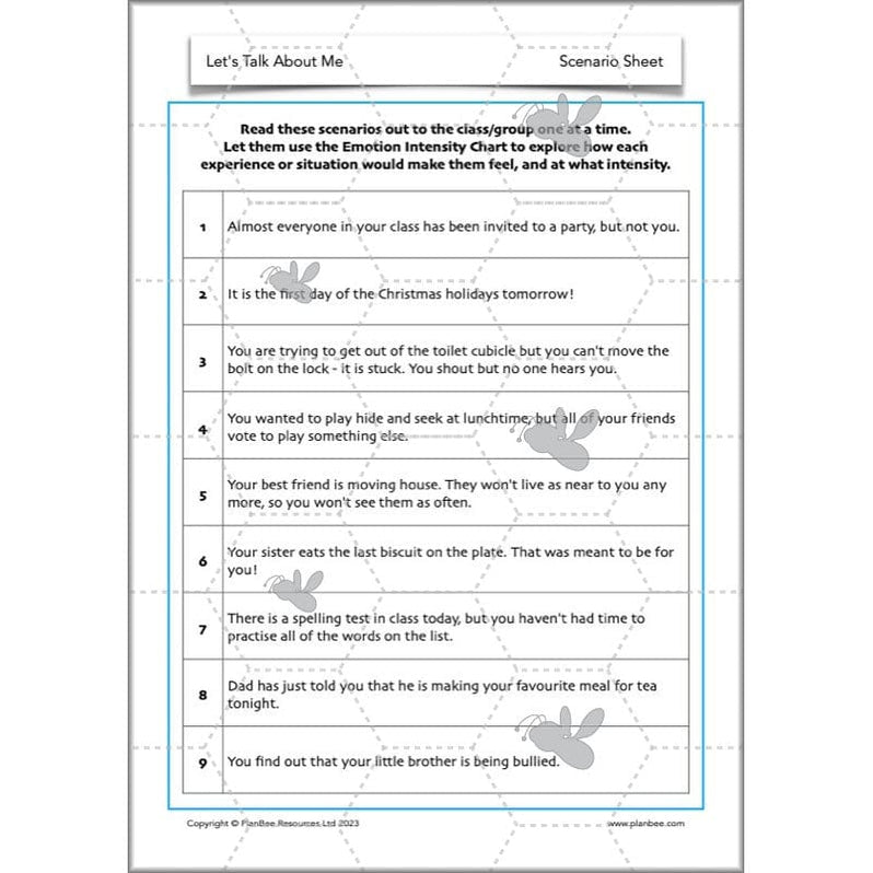 Let's Talk About Me | Year 3 PSHE Lessons — PlanBee