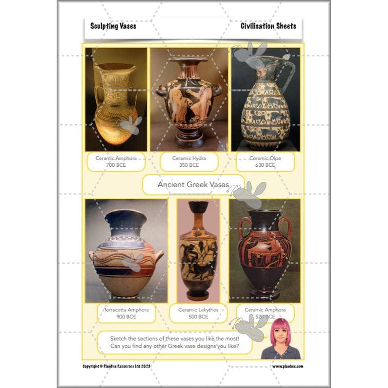Sculpting Vases - Sculpture Art Lessons for KS2 by PlanBee
