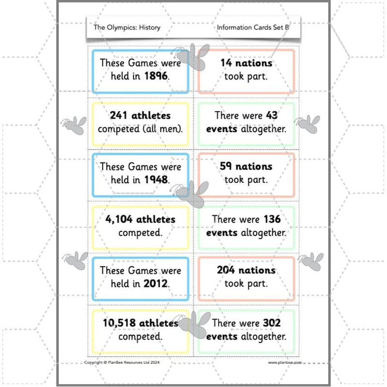 Olympic Games KS1 Lesson Pack by PlanBee
