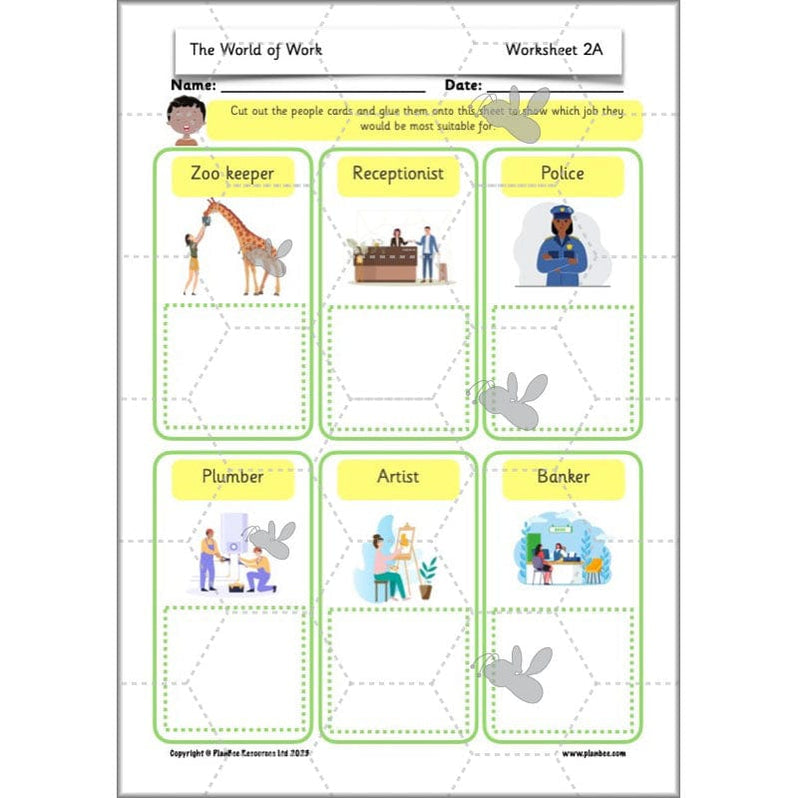 The World of Work PSHE KS1 lessons by PlanBee