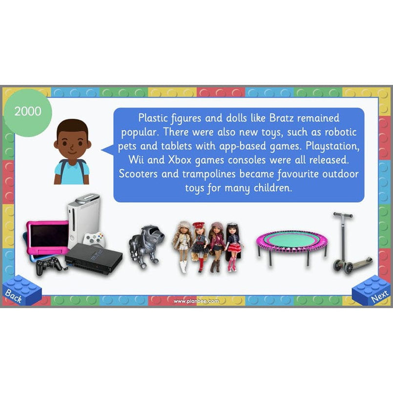 Toys Past and Present | KS1 History Lesson Pack by PlanBee