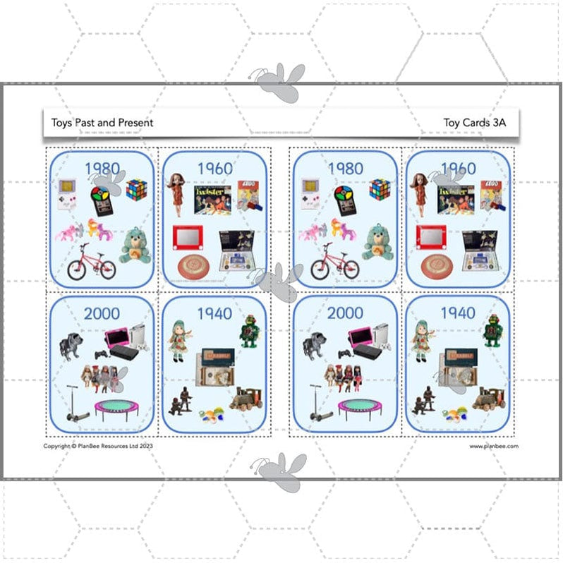 Toys Past and Present | KS1 History Lesson Pack by PlanBee
