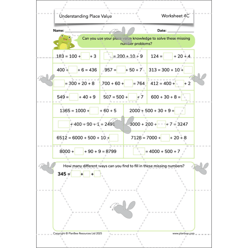 Understanding Place Value Year 3 Maths Lessons by PlanBee