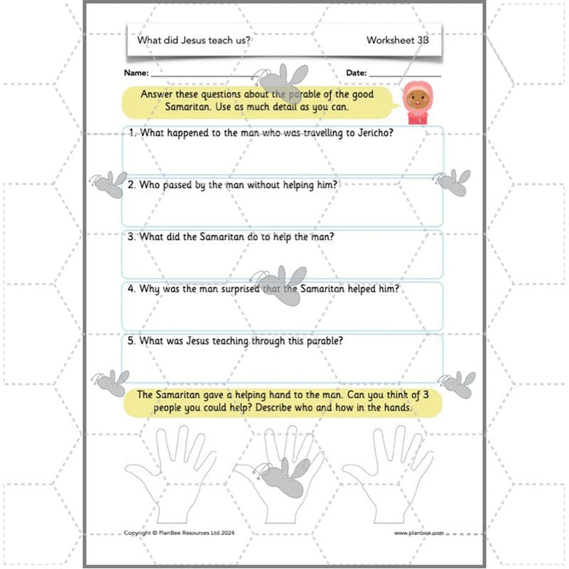 What did Jesus teach us? KS1 Christianity Lessons — PlanBee