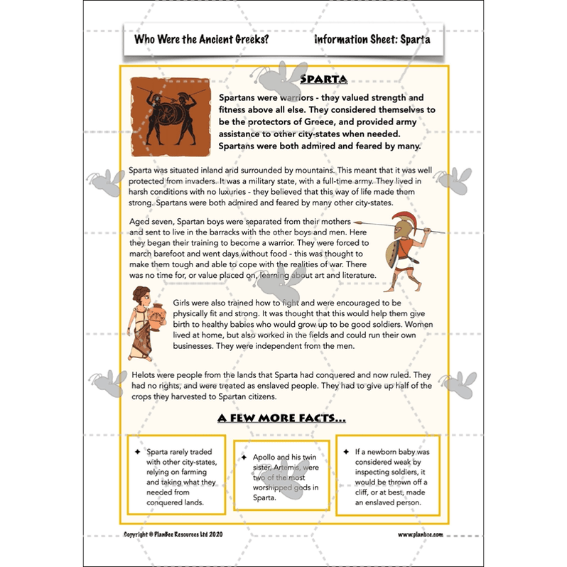 Who were the Ancient Greeks KS2 History Lesson Plans — PlanBee