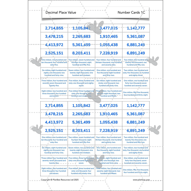 Year 6 Decimal Place Value Maths Lessons by PlanBee