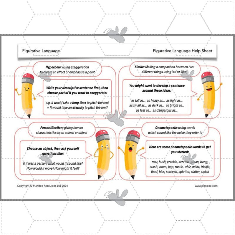 Figurative Language KS2 Lesson Pack | PlanBee