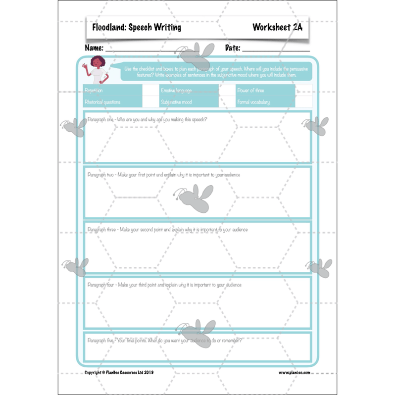 FREE Mini-scheme | Floodland: Speech Writing KS2 English — PlanBee