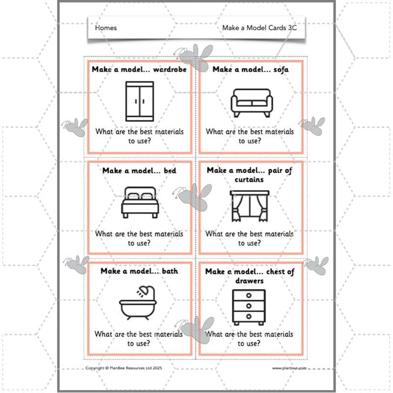 Houses and Homes KS1 DT Lesson Pack by PlanBee