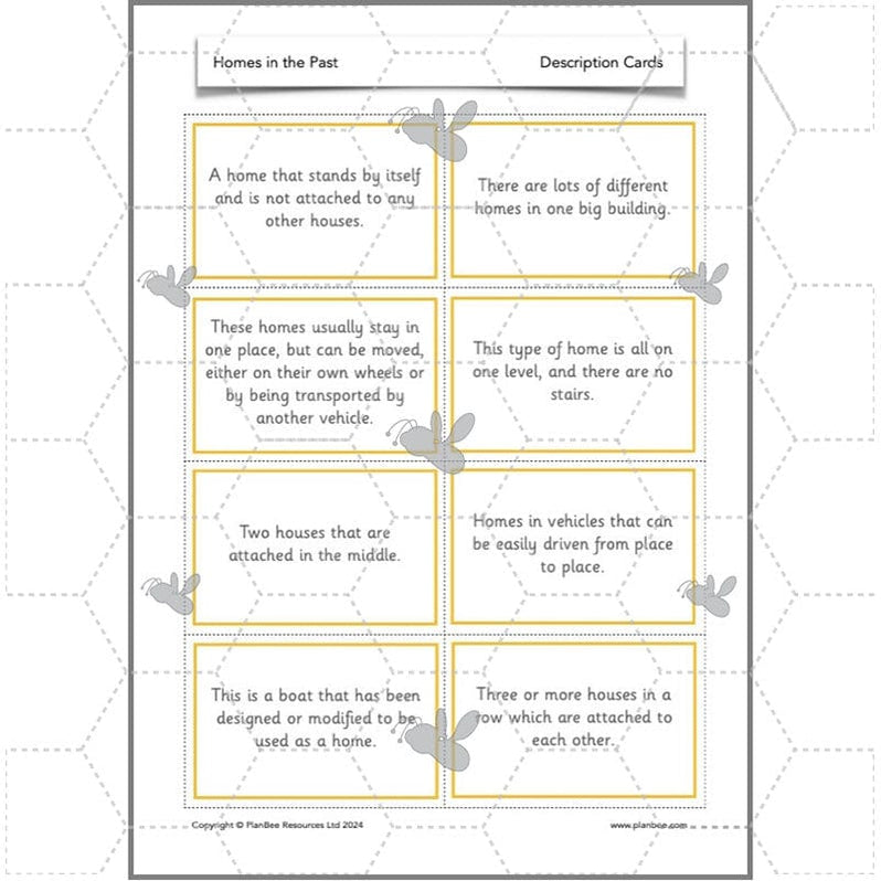 KS1 Homes in the Past History Lesson Pack by PlanBee