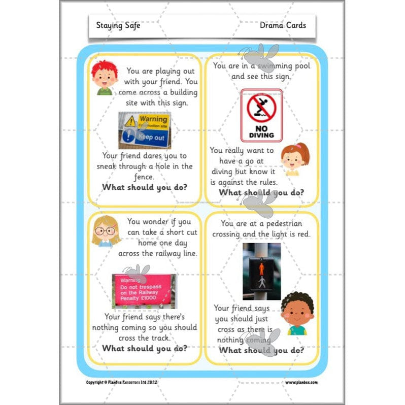 Keeping Safe PSHE KS1 lessons by PlanBee