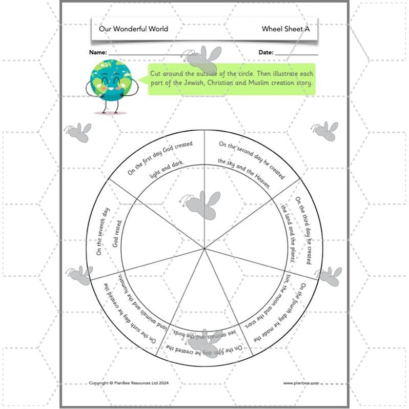 Our Wonderful World - Creation Story KS1 RE Lessons | PlanBee