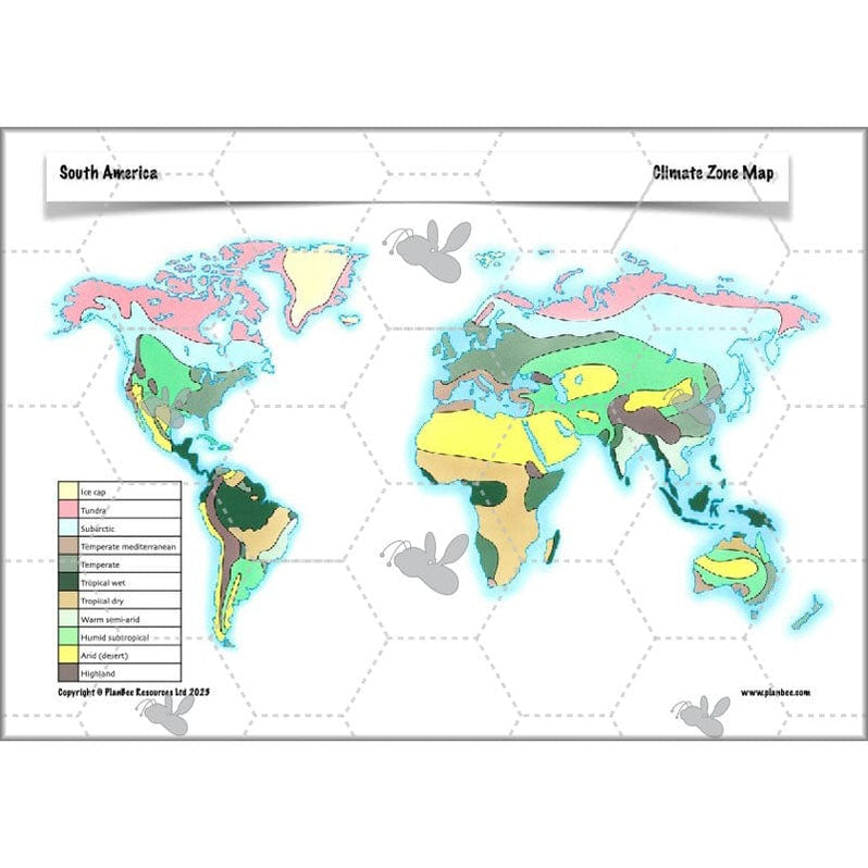 South America KS2 Geography Lesson Pack by PlanBee