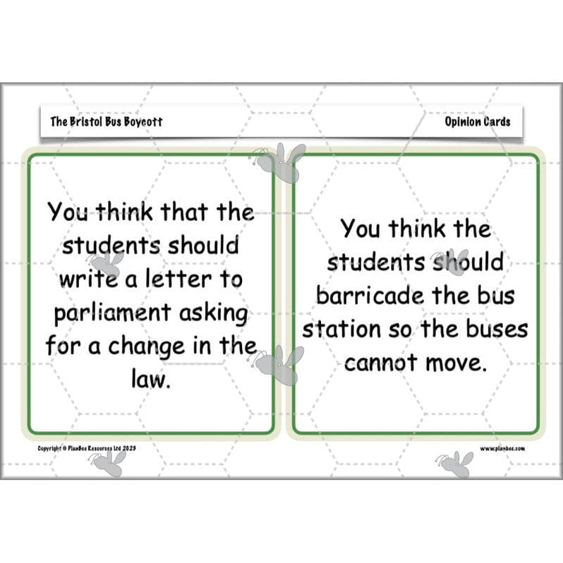 Bristol Bus Boycott History Lessons for KS2 by PlanBee