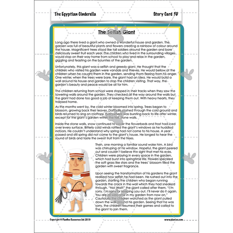 The Egyptian Cinderella Planning Pack for KS2 — PlanBee