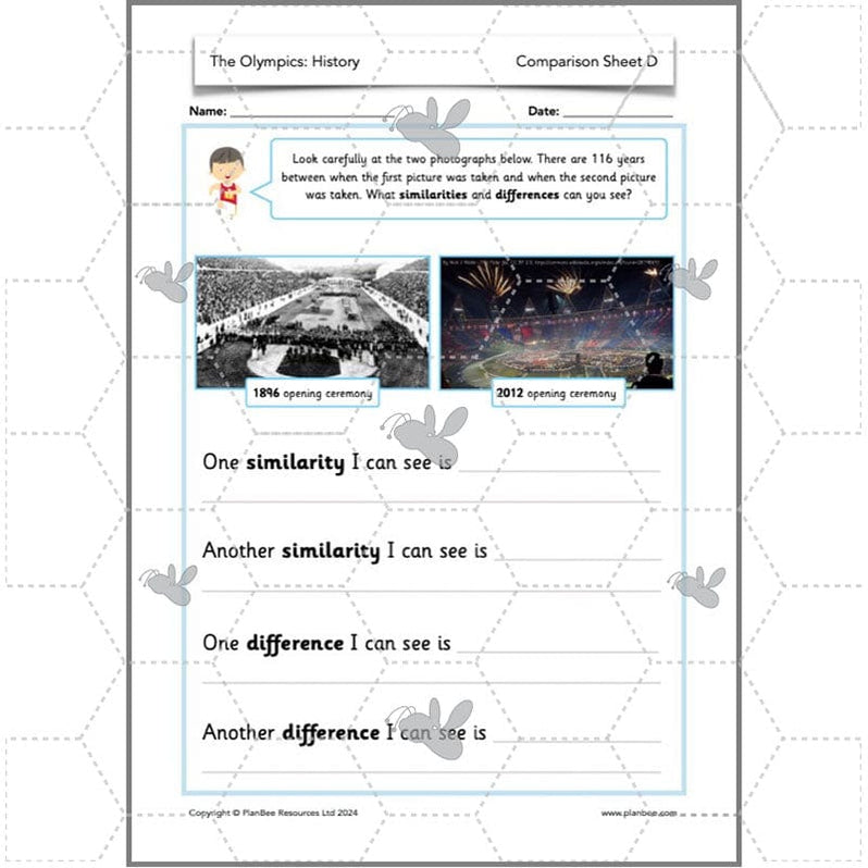 Olympic Games KS1 Lesson Pack by PlanBee