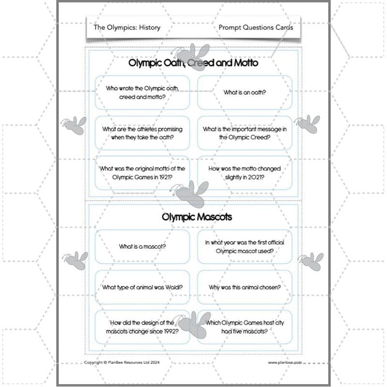 Olympic Games LKS2 Lesson Pack by PlanBee