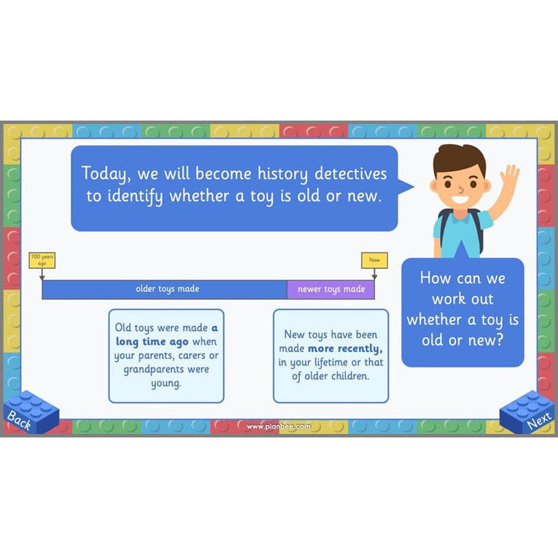 Toys Past and Present | KS1 History Lesson Pack by PlanBee