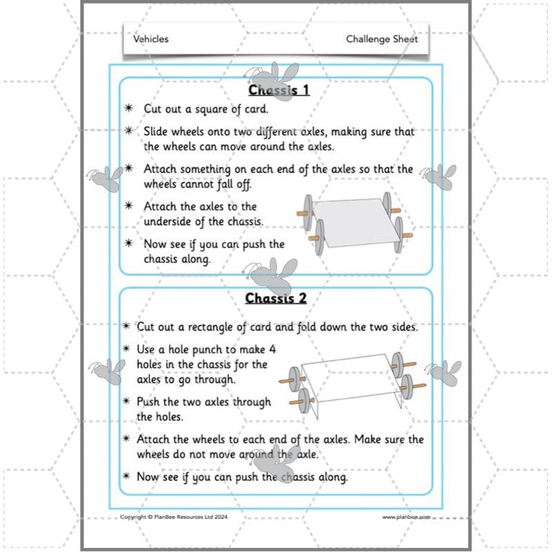 Moving Vehicles KS1 Year 2 DT Lesson Planning by PlanBee