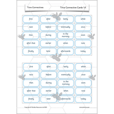 Time Connectives KS1 - PlanBee English Lesson