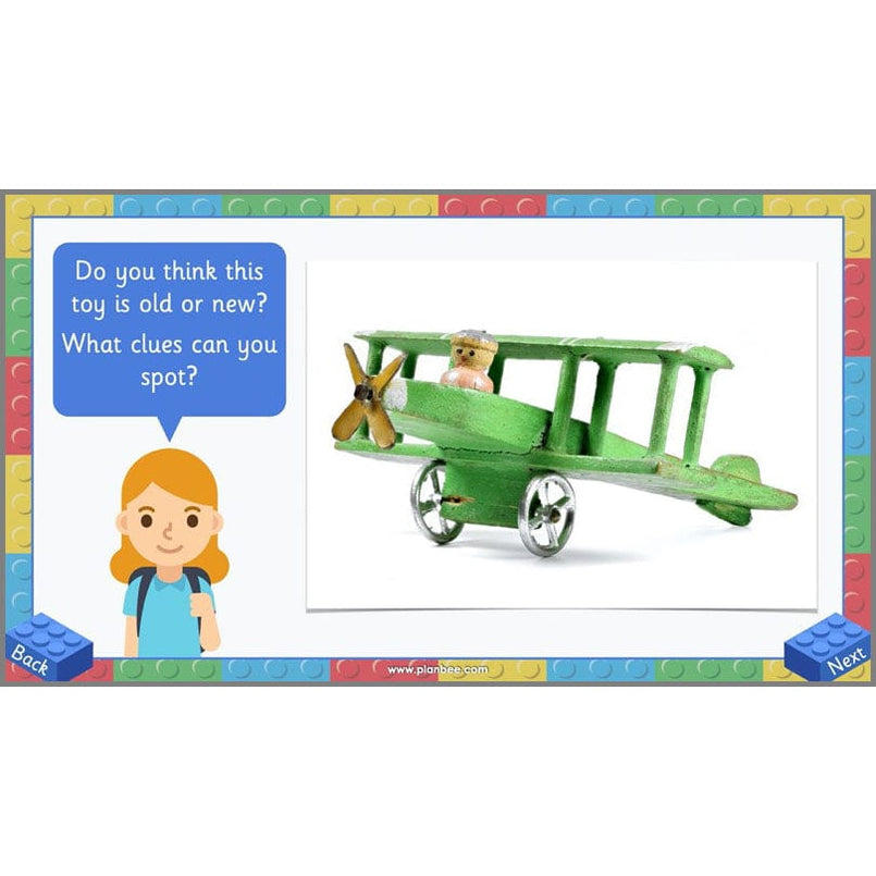 Toys Past and Present | KS1 History Lesson Pack by PlanBee