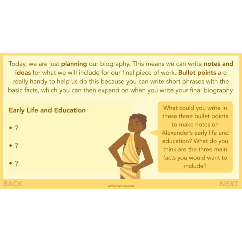 Alexander the Great KS2 | English Lessons | Biographies — PlanBee