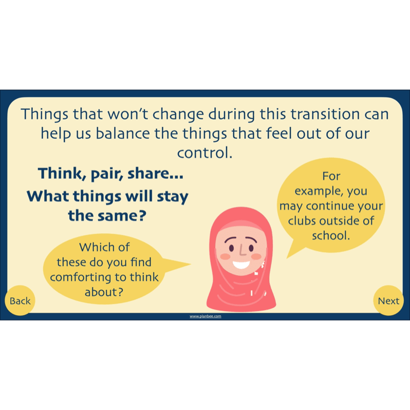 Coping with Change - Year 6 Transition PSHE Activities — PlanBee