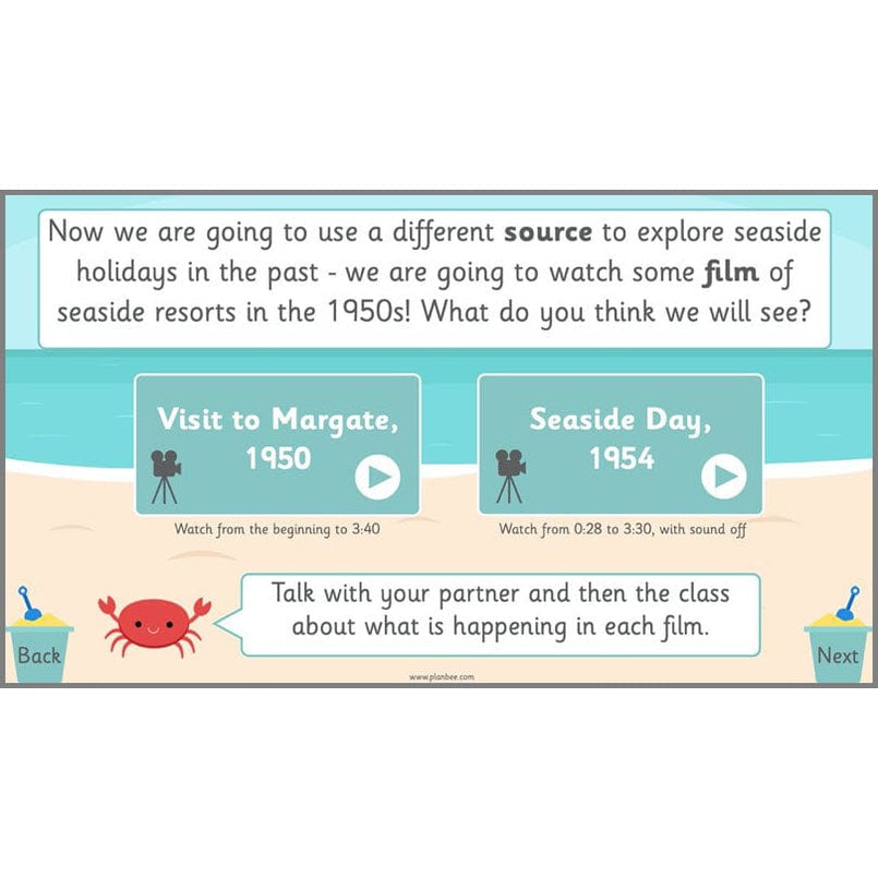 Seaside Holidays in the Past KS1 History Lessons | PlanBee