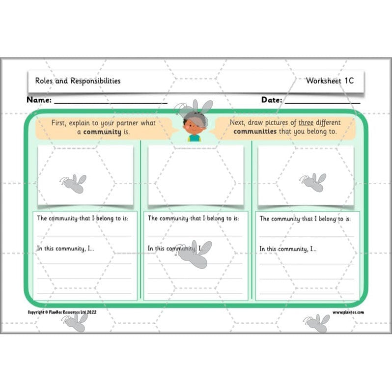 Roles and Responsibilities KS1 PSHE by PlanBee