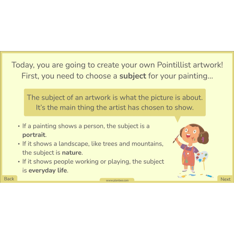 Seurat and Pointillism KS2 Lesson Plans and Art Projects — PlanBee