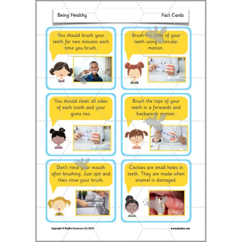 Being Healthy PSHE KS1 lessons by PlanBee