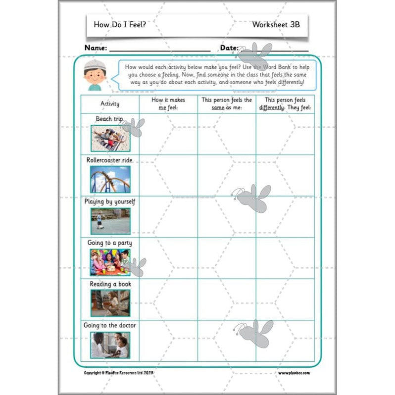 How Do I Feel? Feelings KS1 PSHE lesson pack by PlanBee
