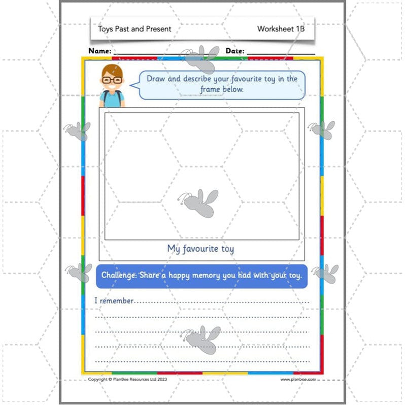 Toys Past and Present | KS1 History Lesson Pack by PlanBee