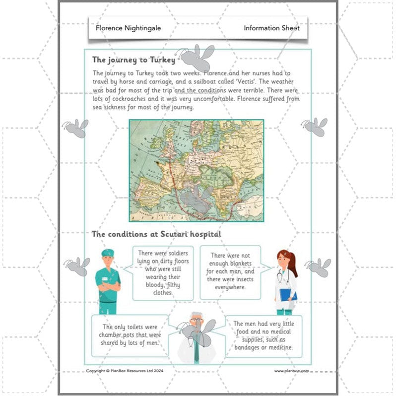 Florence Nightingale KS1 Lesson Pack by PlanBee