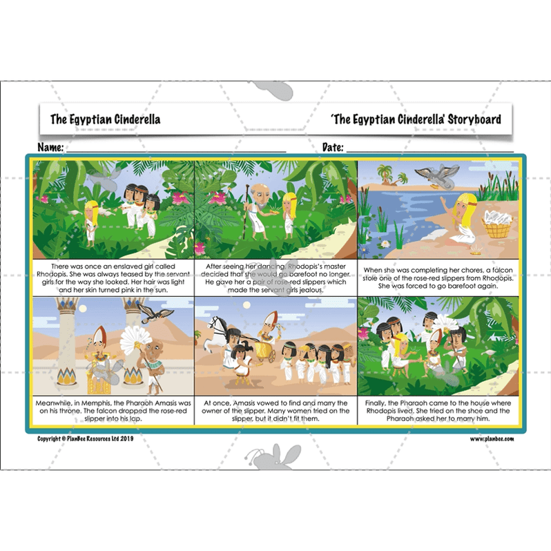 The Egyptian Cinderella Planning Pack for KS2 — PlanBee