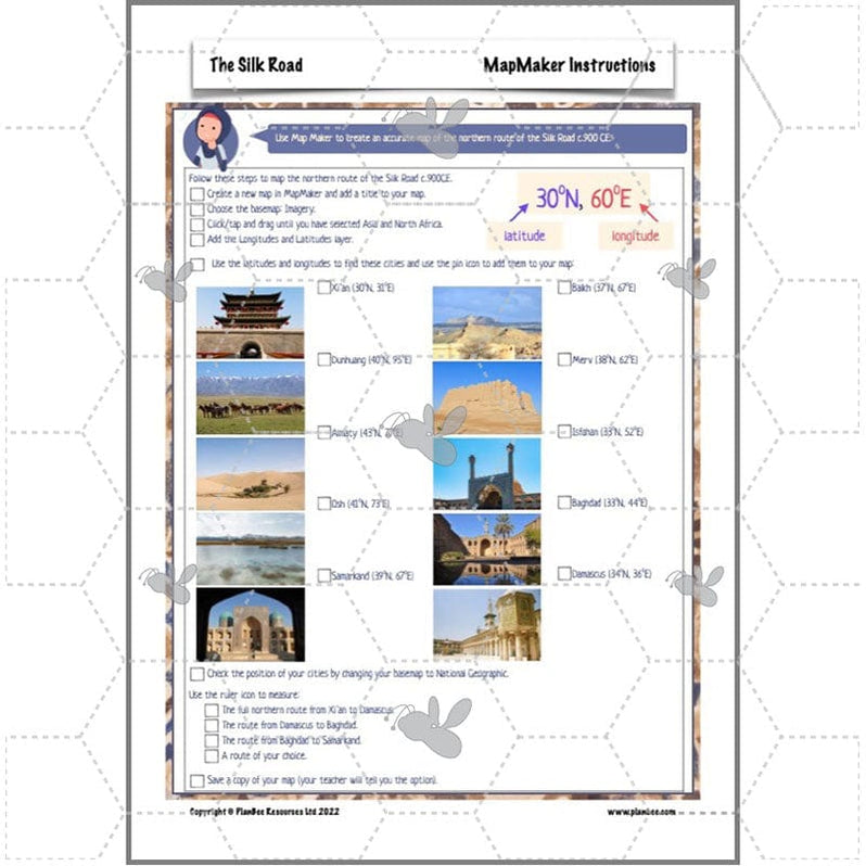 The Silk Road KS2 Geography lessons | PlanBee