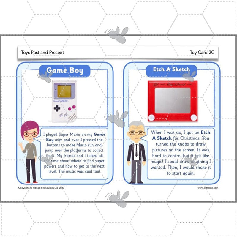 Toys Past and Present | KS1 History Lesson Pack by PlanBee