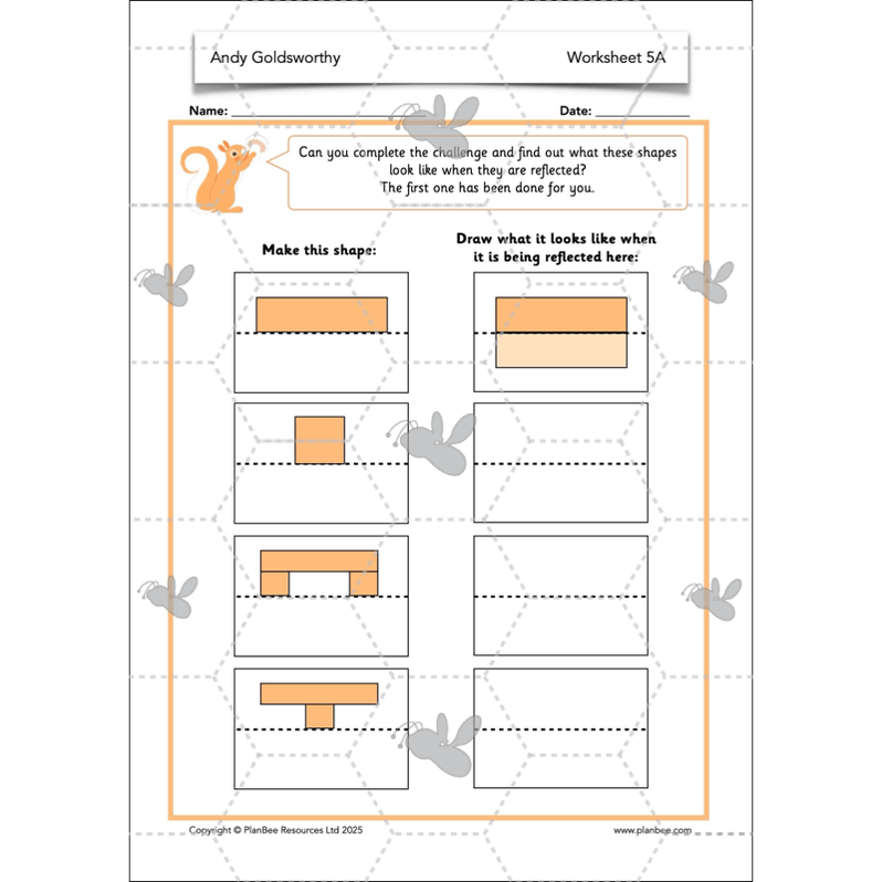 Andy Goldsworthy KS1 Art Lesson Plans created by PlanBee