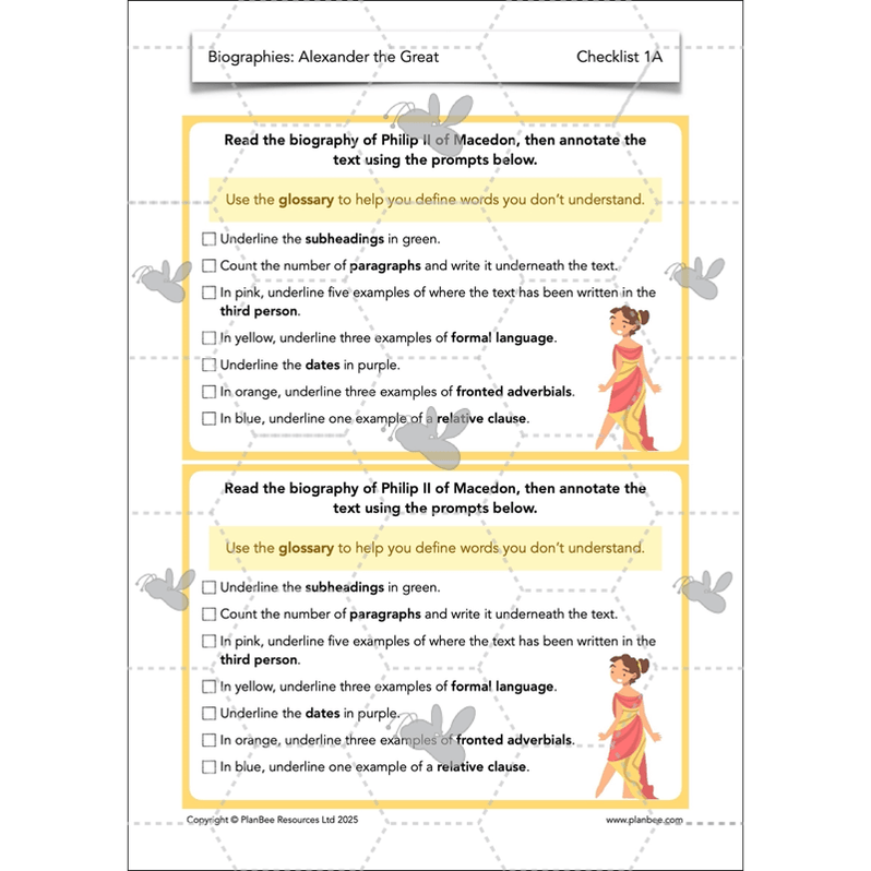 Alexander the Great KS2 | English Lessons | Biographies — PlanBee