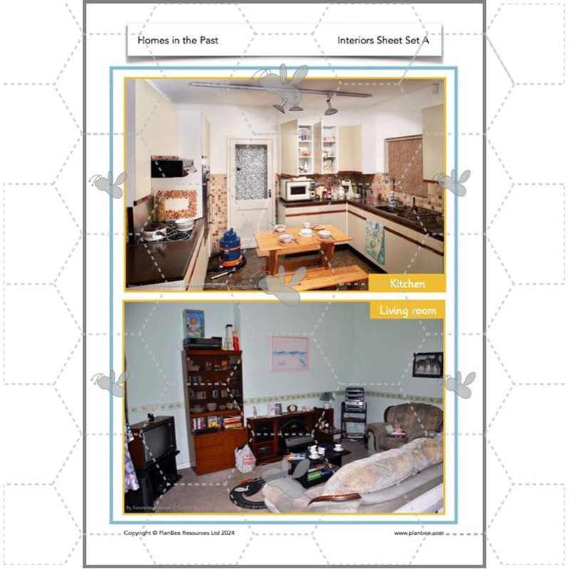 KS1 Homes in the Past History Lesson Pack by PlanBee