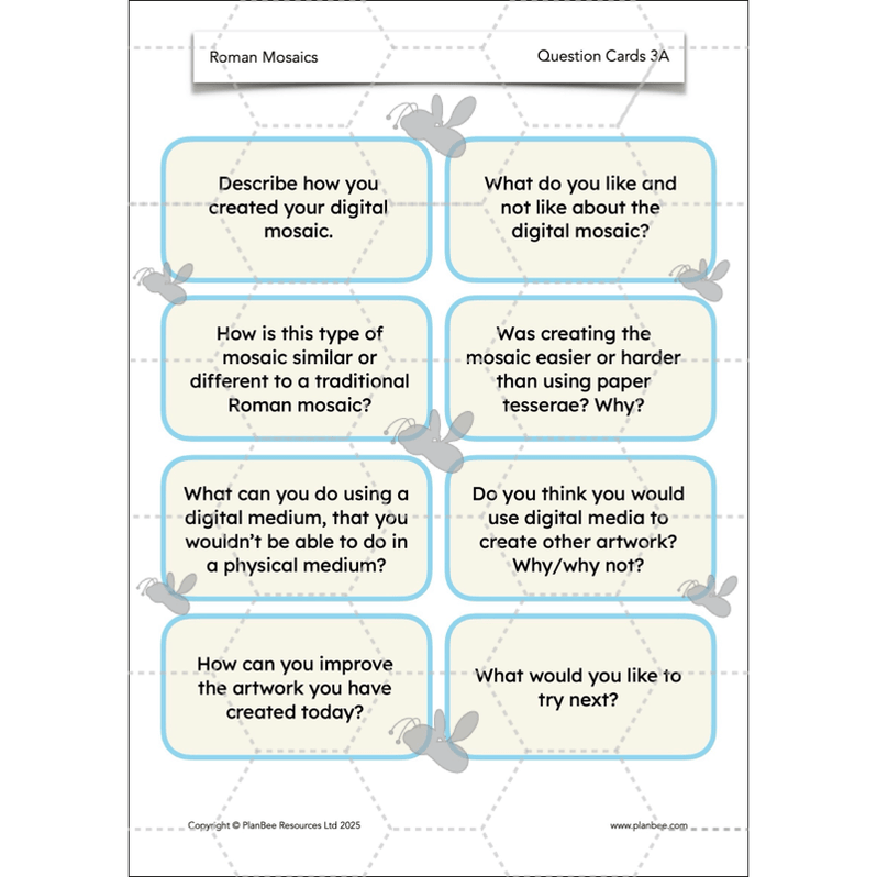 Roman Mosaics KS2 Art Planning — PlanBee